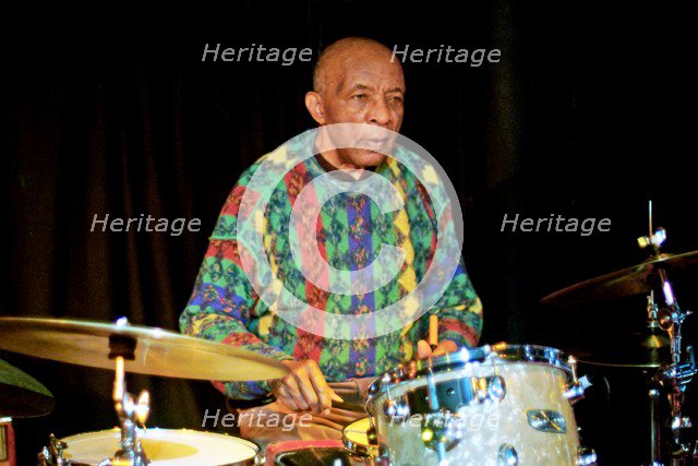 Ed Thigpen, Pizza Express, London, February 20, 2007. Artist: Brian O ...