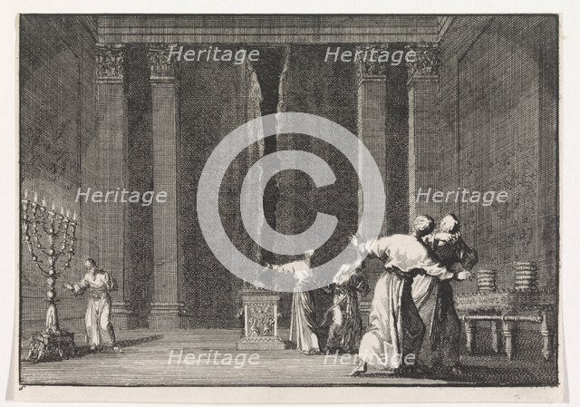 The Tearing of the Temple Curtain (The Curtain of the Temple Was Torn ...