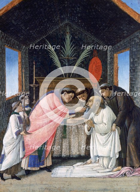 The Last Communion of St Jerome', c1495. Artist: Sandro Botticelli ...